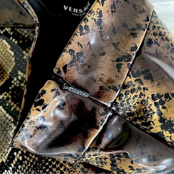 Versace | Pants & Jumpsuits | Python Slim Pants Versace | Poshmark